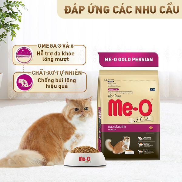 thức ăn cho mèo me-o gold mèo lông dài Ba Tư giúp mượt lông